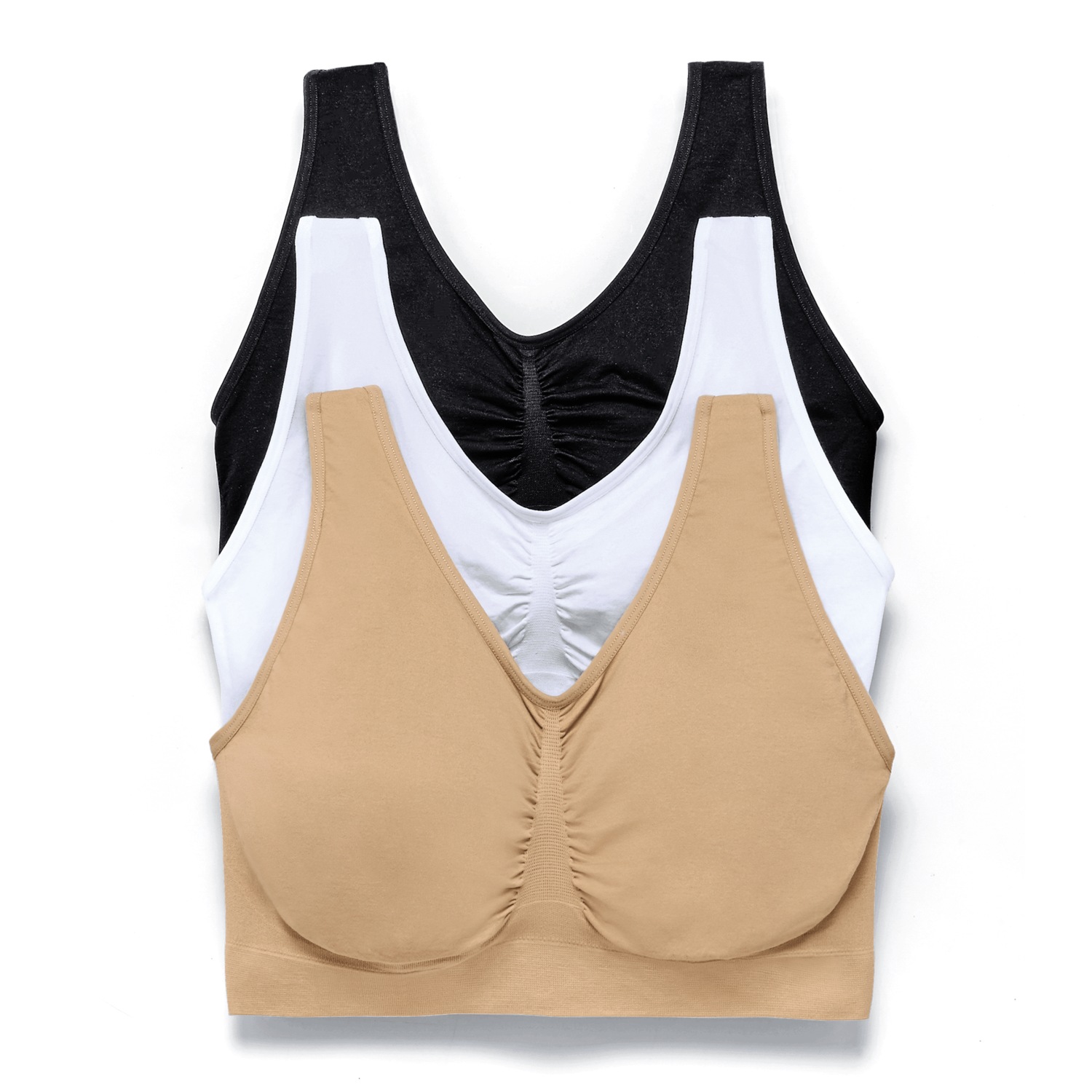 3-Pack Comfort Bras | Healthy Living