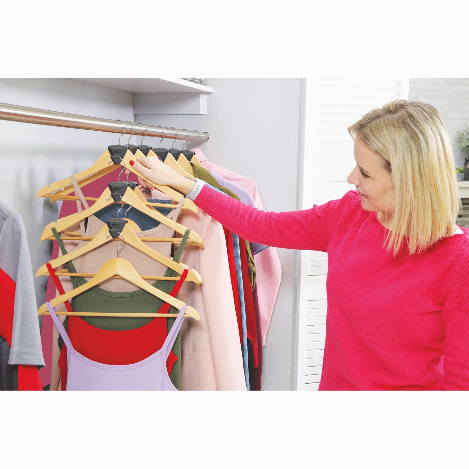 Ruby Space Triangles™ Closet Organizers | Healthy Living